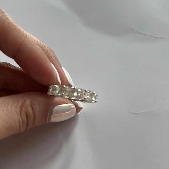 Jewelry | Large Stone Highc Wedding Band Engagement Ring Light Yellow ...